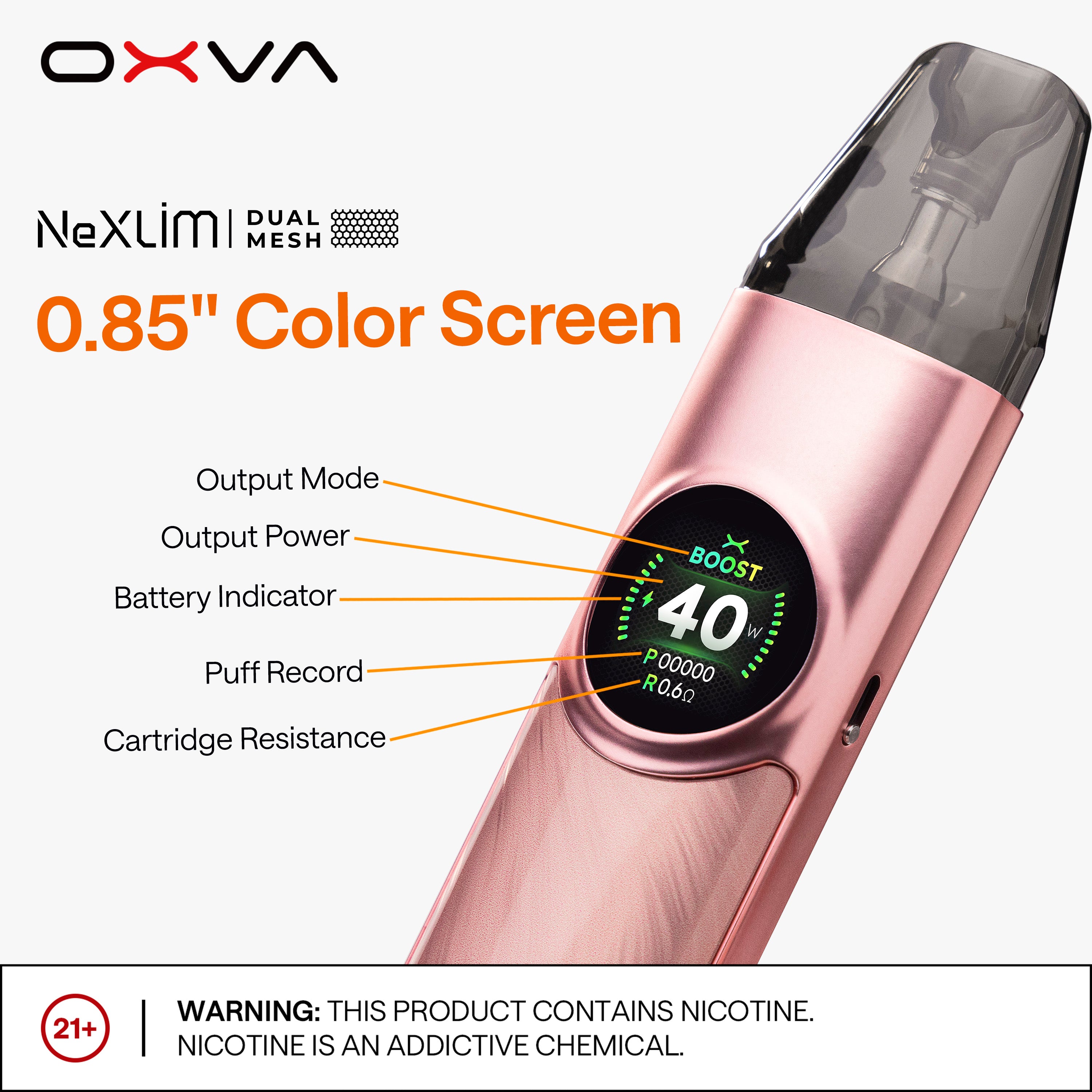 Kit Pod OXVA NeXLIM – OXVA.ID
