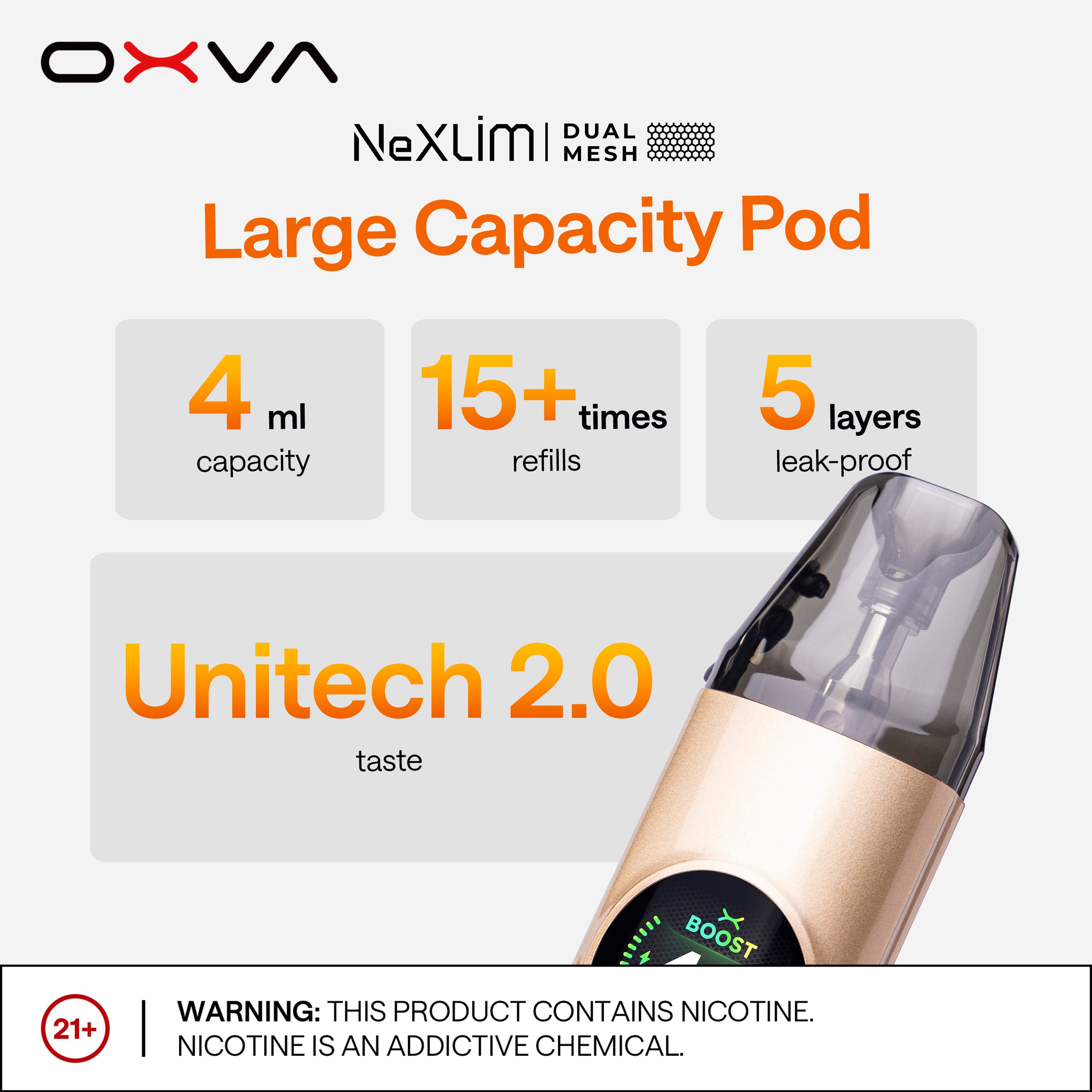 Kit Pod OXVA NeXLIM – OXVA.ID