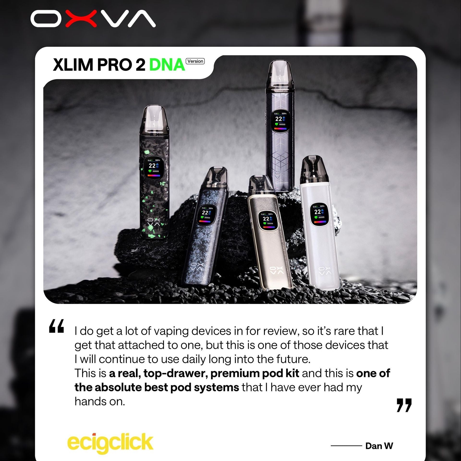 OXVA Xlim Pro 2 DNA 30W – OXVA.ID