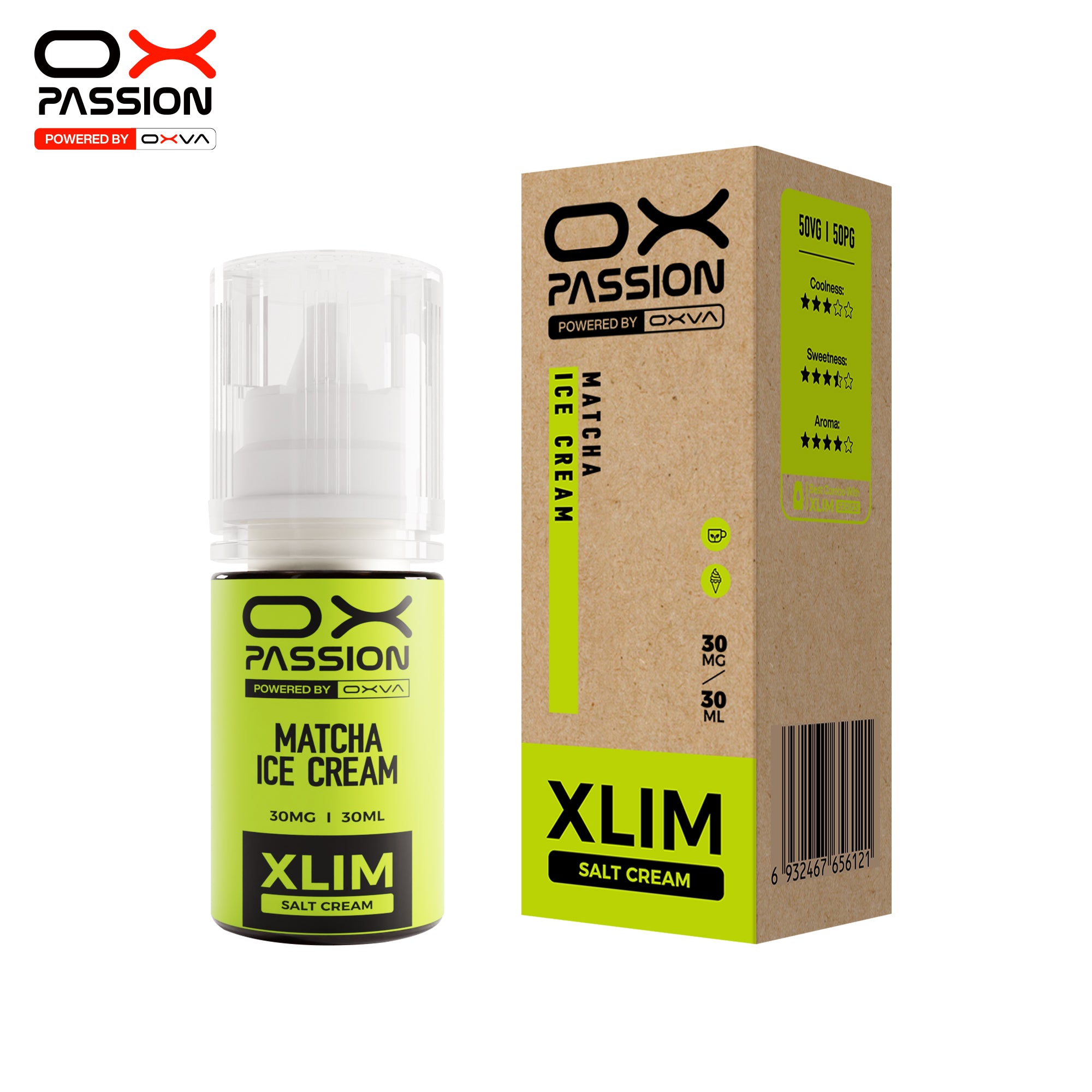 OX PASSION Macha Ice Cream 30ML – OXVA.ID