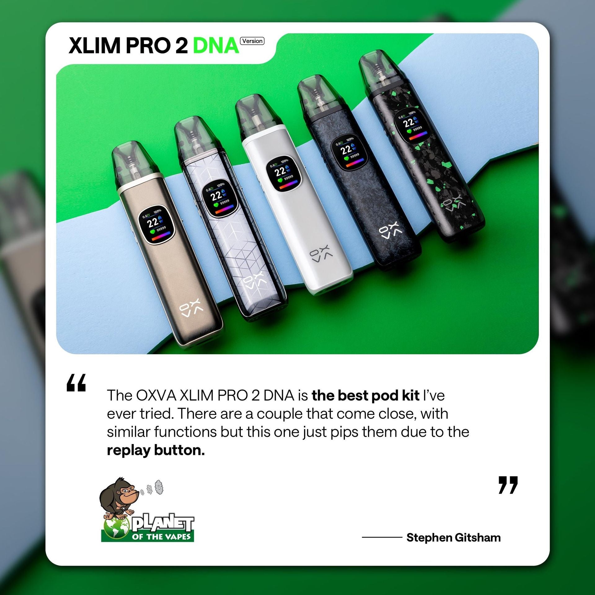 OXVA Xlim Pro 2 DNA 30W – OXVA.ID